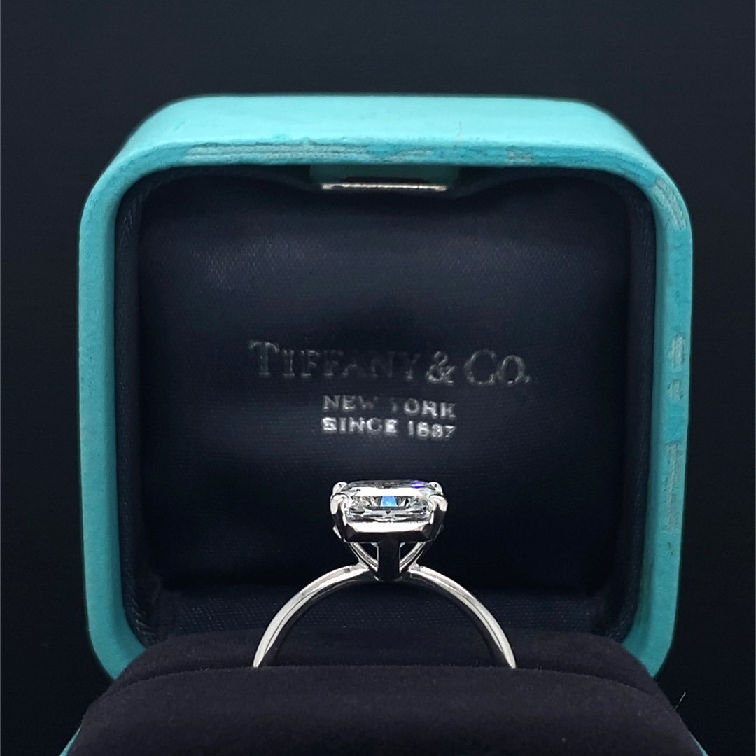 TIFFANY & CO Tiffany True® 2.58ct Platinum Diamond Ring, Women's ...