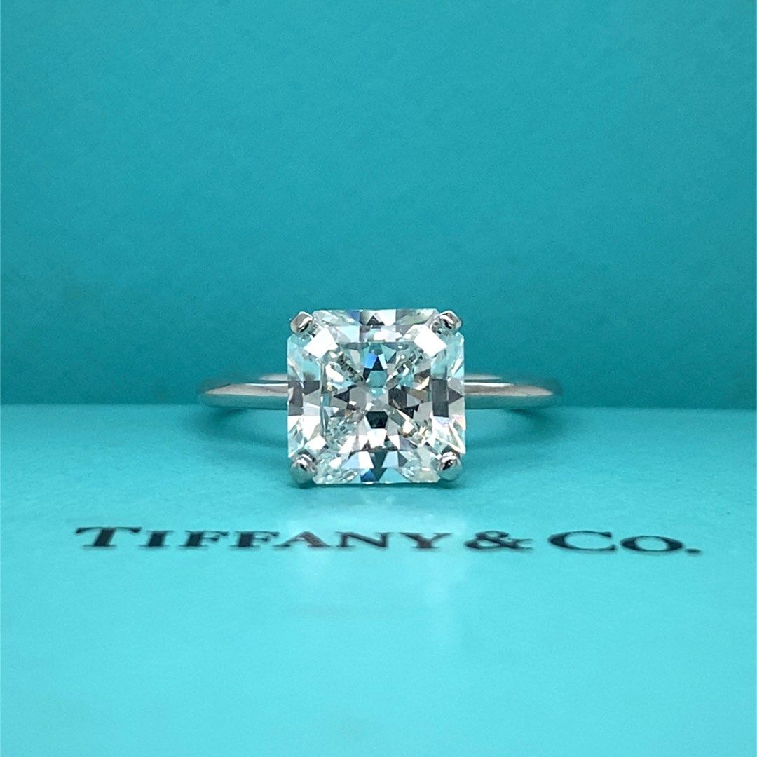 TIFFANY & CO Tiffany True® 2.58ct Platinum Diamond Ring, Women's ...