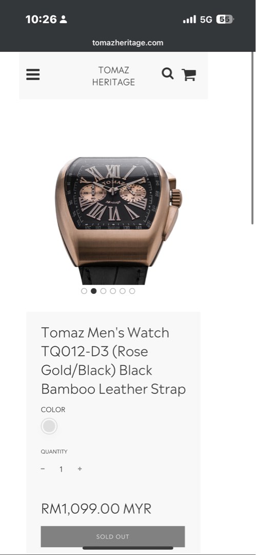Tomaz watch, Luxury, Watches on Carousell