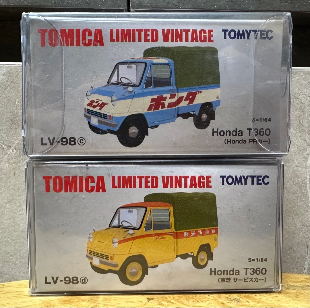 ‼️最後清貨‼️中古TOMICA LIMITED VINTAGE NEO/ TOMYTEC 1:64 Honda T360 LV-98c ...