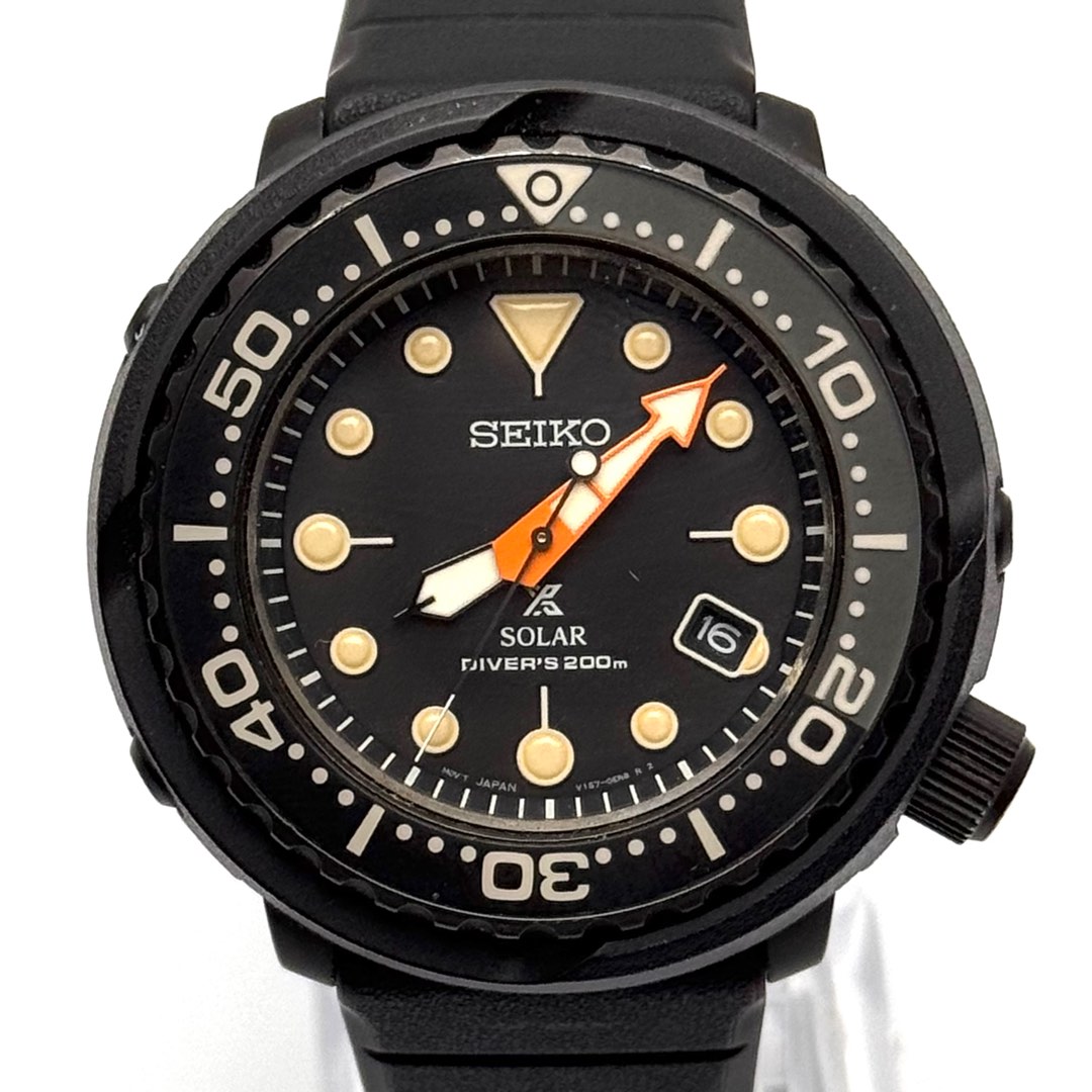 TP-Seiko Prospex Tuna Quartz Solar Powered Watch, 46mm, Men's Fashion ...