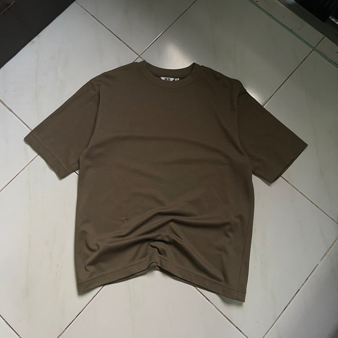 Uniqlo U Airism Tee, Men's Fashion, Tops & Sets, Tshirts & Polo Shirts ...