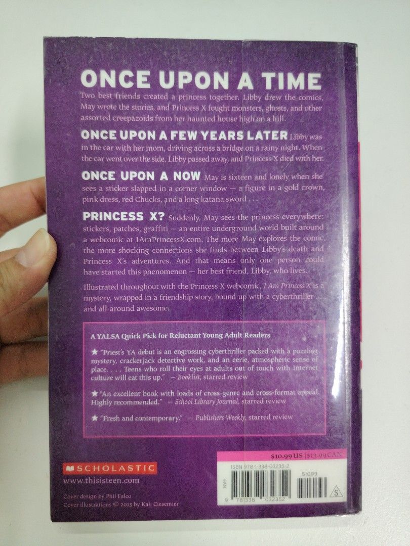 [Used] I Am Princess X by Cherie Priest (YA / Graphic Novels / Mystery ...