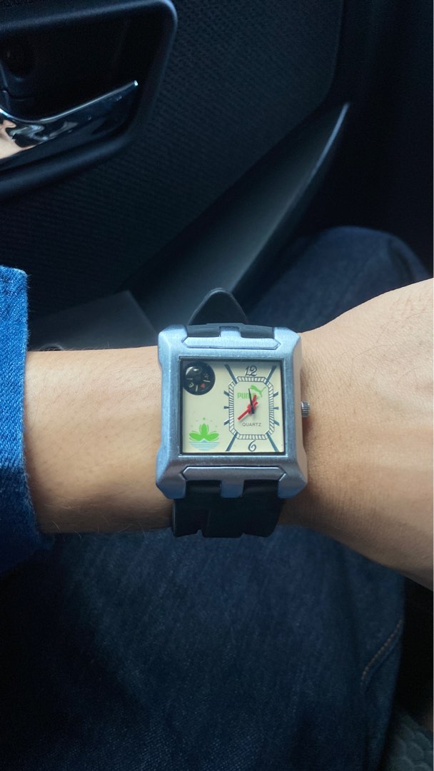 Vintage Puma Watch With Compass, Men's Fashion, Watches & Accessories ...