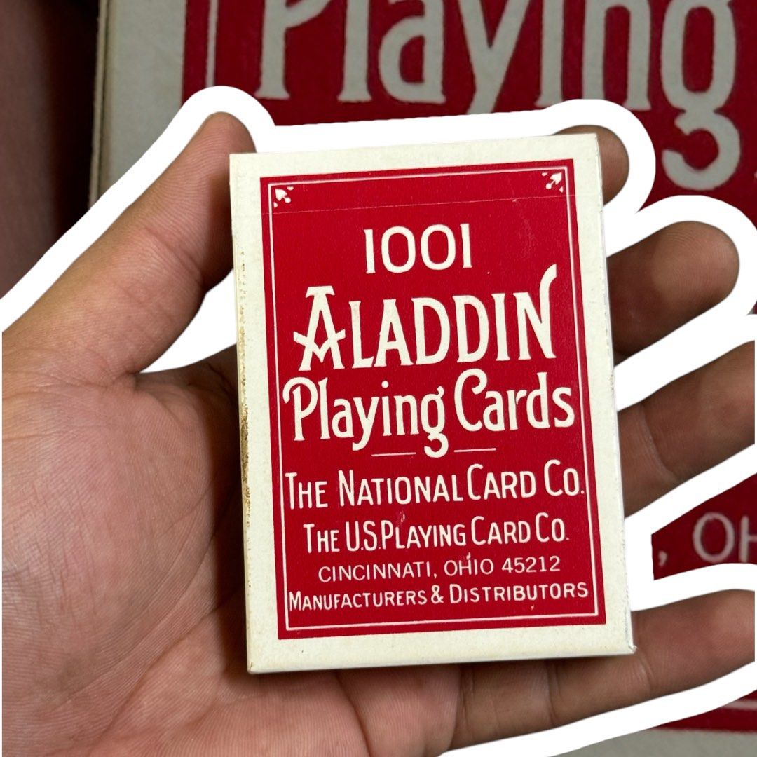 Vintage Sealed Aladdin Playing Card, Hobbies & Toys, Collectibles ...