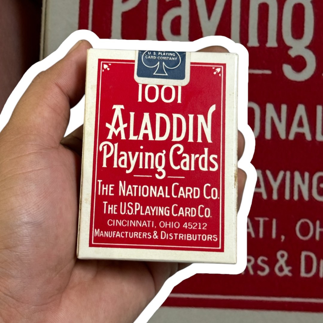 Vintage Sealed Aladdin Playing Card, Hobbies & Toys, Collectibles ...