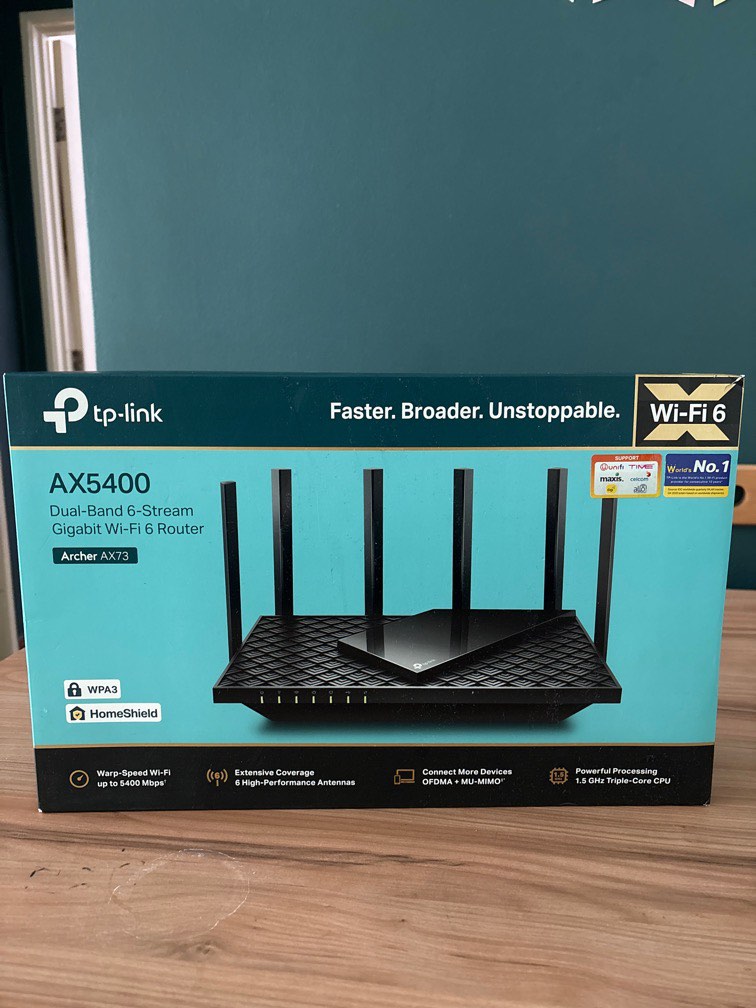 Wifi 6 Router (AX5400), Computers & Tech, Parts & Accessories ...