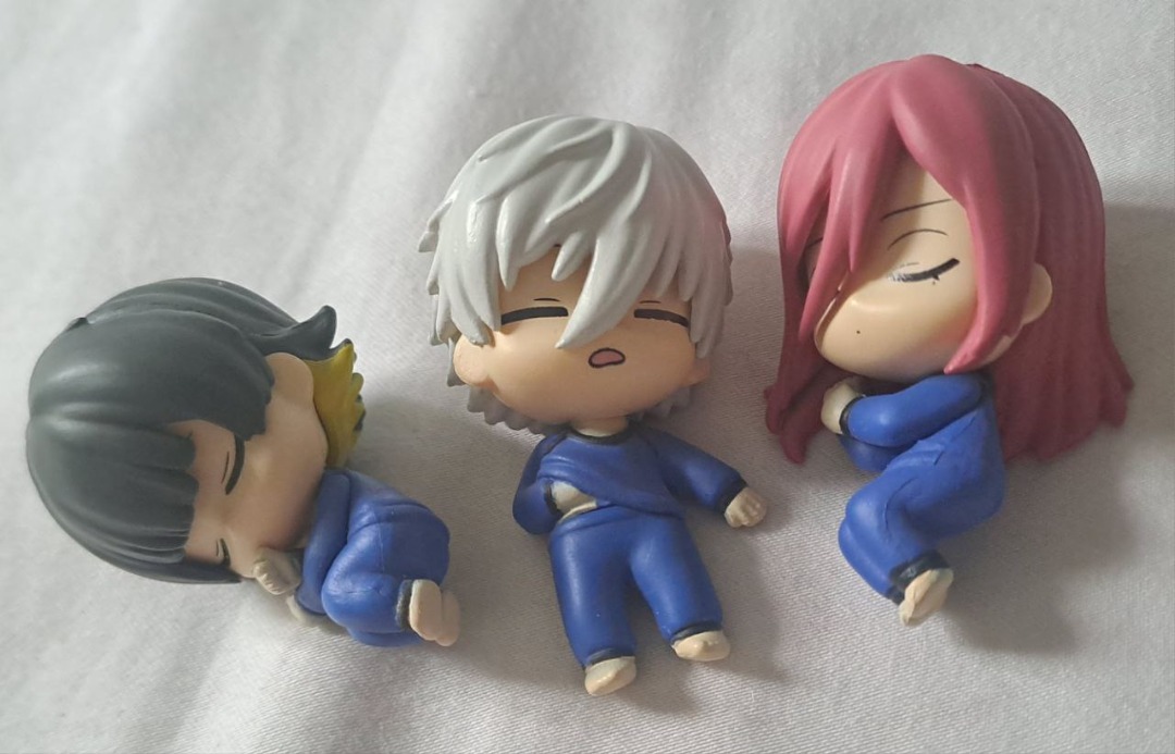 Wts nagi bachira chigiri sleeping figure blue lock, Hobbies & Toys ...