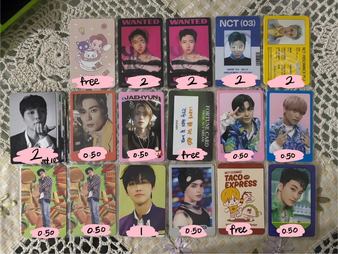 [WTS] NCT Dream NCT 127 Wavy Official Album/POB/Merch Photocards ; jeno ...