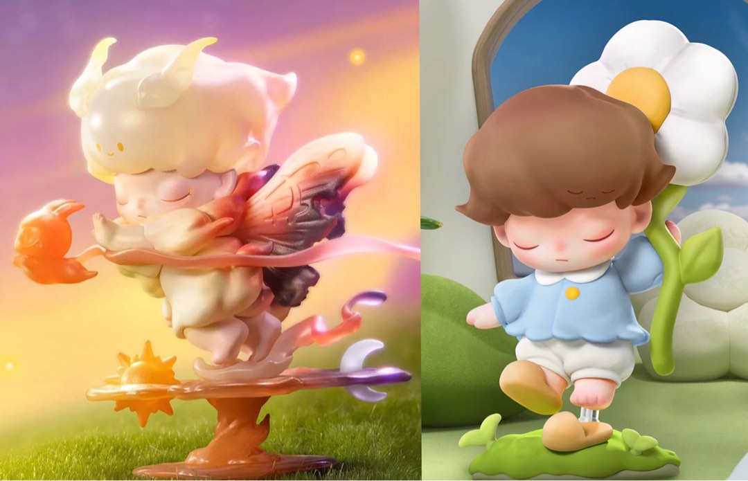 Wts pop mart dimoo finding mokoko follow the light, weaving wonders ...