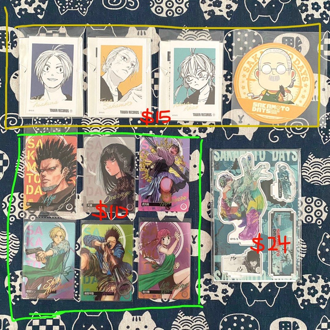 wts sakamoto days merch tower record jumpshop shin sakamoto osaragi ...