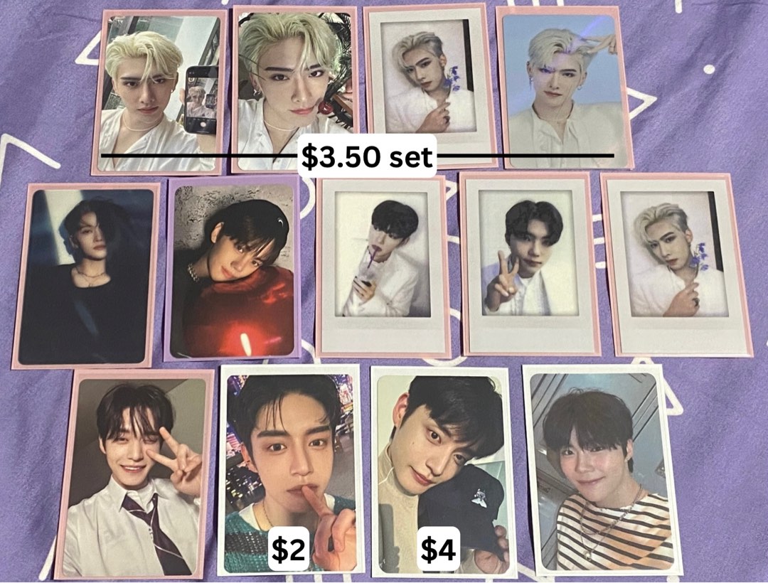 wts/lfb zb1 zerobaseone assorted pcs zhanghao gunwook gyuvin ricky ...