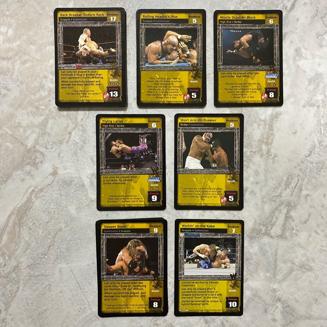 WWE Raw Deal Multi Maneuver Card, Hobbies & Toys, Toys & Games on Carousell
