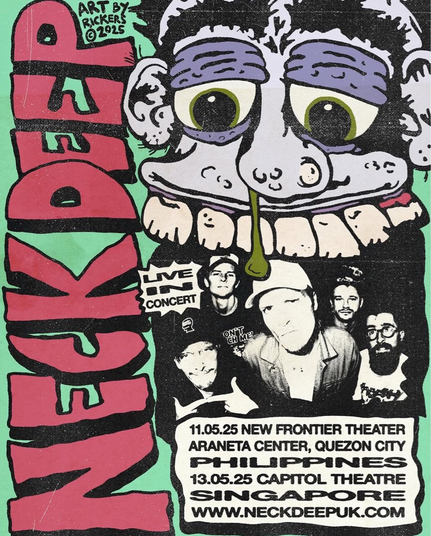 x1 Neck Deep STANDING, Hobbies & Toys, Music & Media, Music Accessories ...