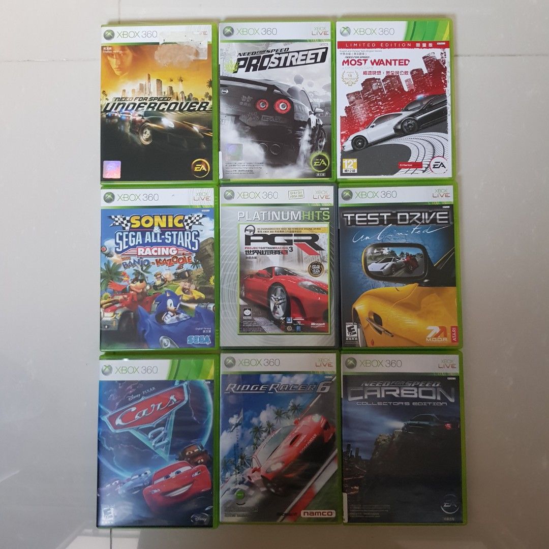 Xbox 360 Car Racing games, Video Gaming, Video Games, Xbox on Carousell