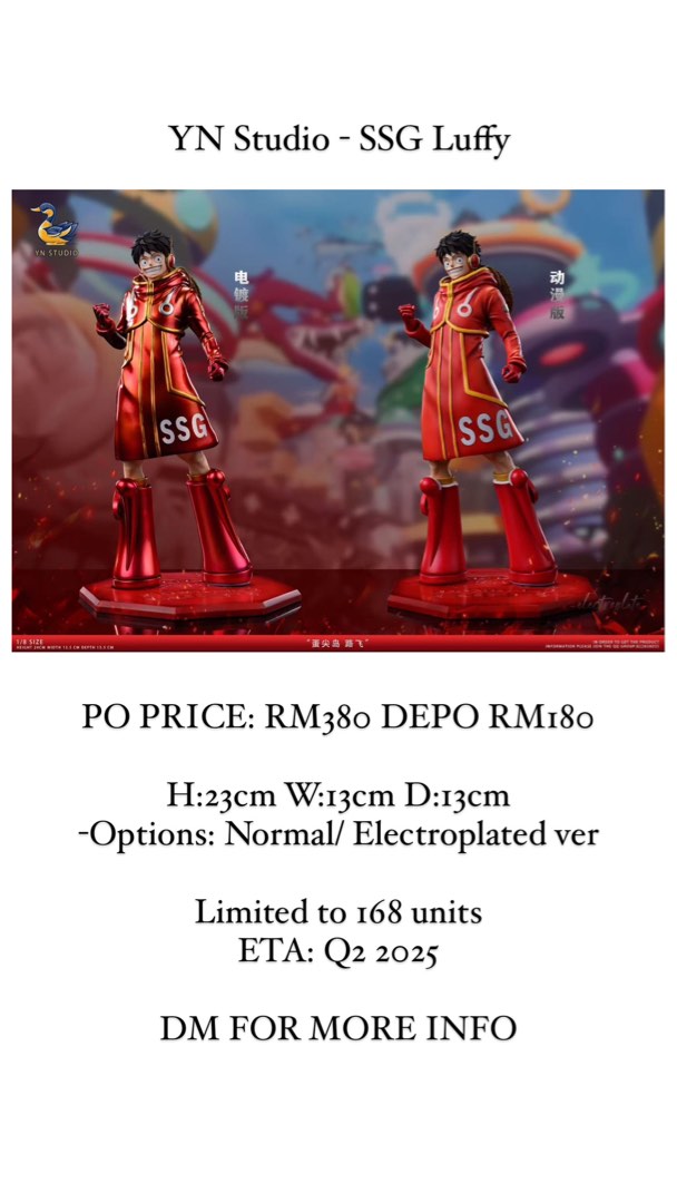 YN Studio - SSG Luffy, Hobbies & Toys, Toys & Games on Carousell