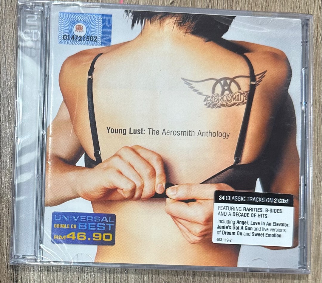 Young Lust - The Aerosmith Anthology - 2 CD, Hobbies & Toys, Music & Media, CDs & DVDs on Carousell