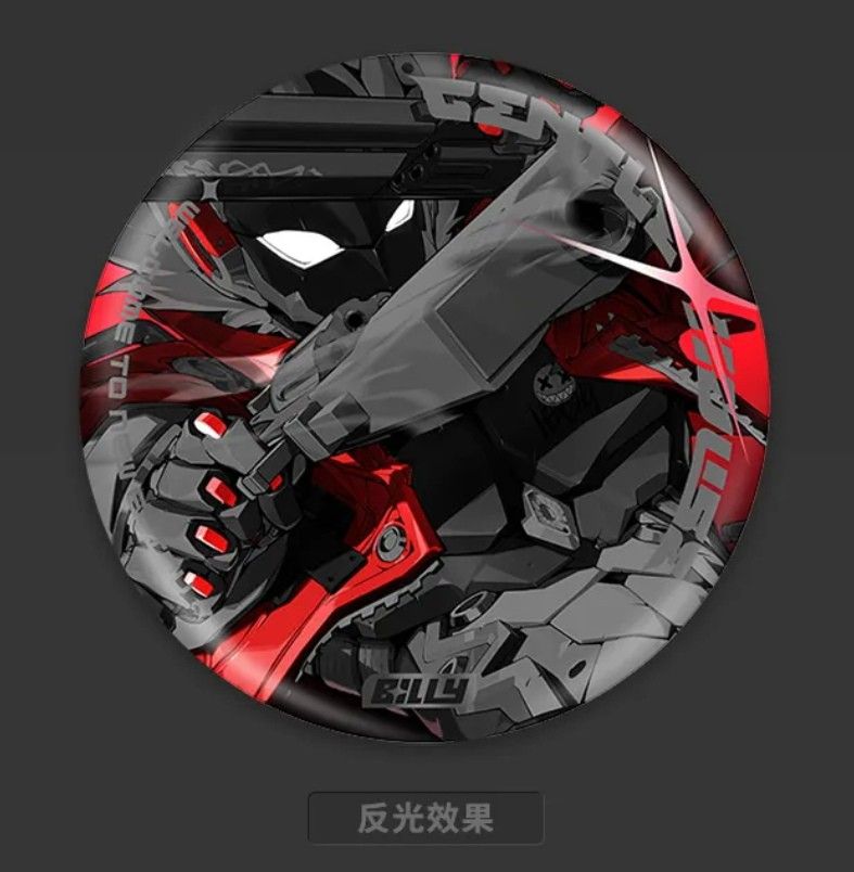 ZZZ Official MIHOYO Zenless Zone Zero Reflective Badge (Billy), Hobbies ...