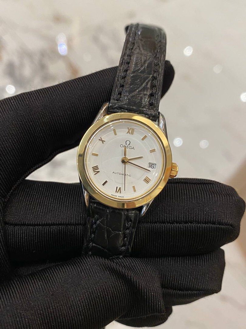 2000 OMEGA SPEEDMASTER CLASSIC HERITAGE REF 166.0285 HALF 18K 750 ...