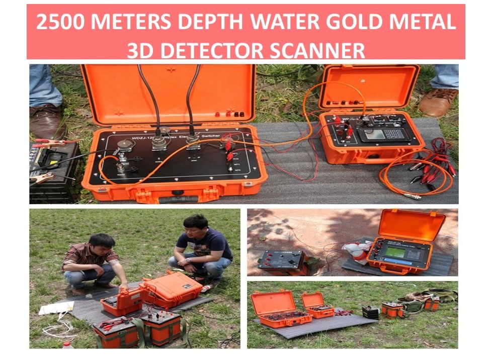 2500 meter depth gold water 3d scanner detector for treasure and mining ...