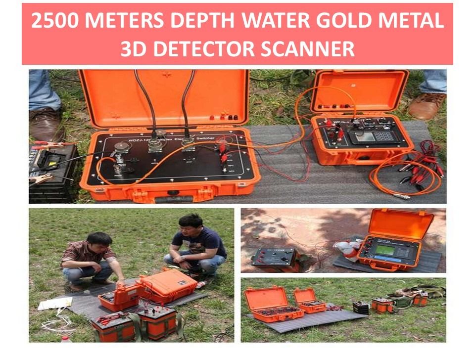 2500 meter depth gold water 3d scanner detector for treasure and mining ...