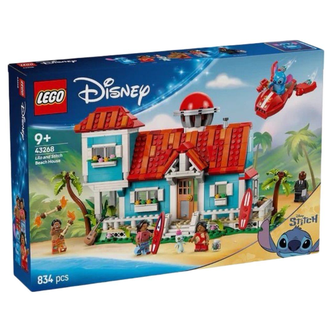 【🆕3月新貨】LEGO Disney 43268：Lilo and Stitch Beach House, 興趣及遊戲, 玩具 & 遊戲類 ...