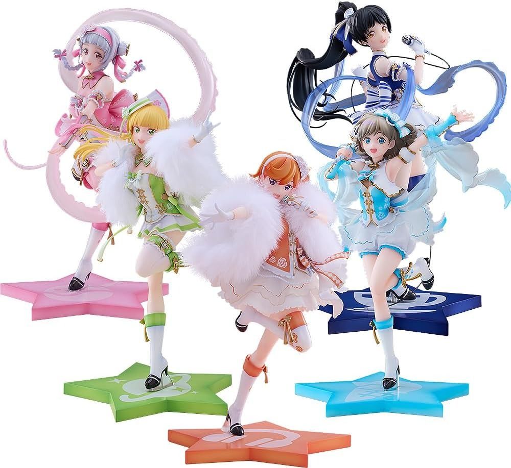 全新 日版 正版 五人SET ver Liella 一期生 Love Live! Superstar!! 玫花綺夢Ver 1/7 PVC figure, 興趣及遊戲, 玩具 & 遊戲類 ...