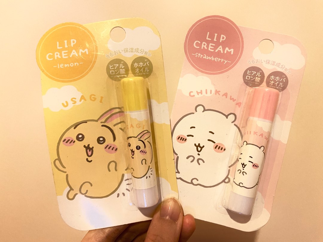 吉伊卡哇 Chikawa 兔兔 Usagi 潤唇膏lip balm lip cream, 美容＆個人護理, 健康及美容 - 皮膚護理, 面部 ...