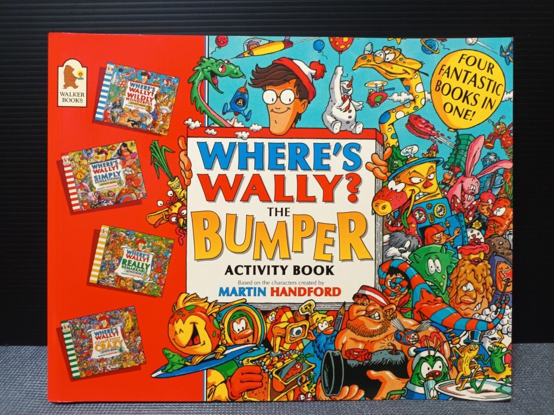 ️ WALKER 1999 Where's Wally? The Bumper Activity Book, Hobbies & Toys ...