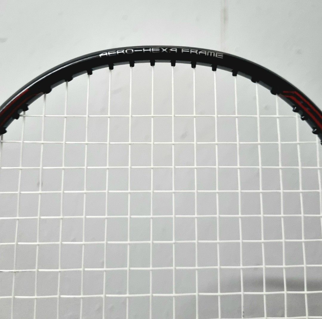 Aero Carbon Pro Series Felet Black Red Badminton Racket Raket, Sports ...