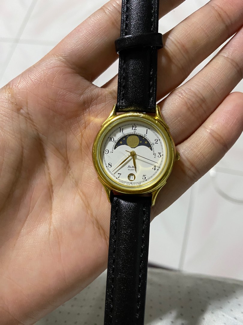 Alba seiko moonphase, Women's Fashion, Watches & Accessories, Watches ...