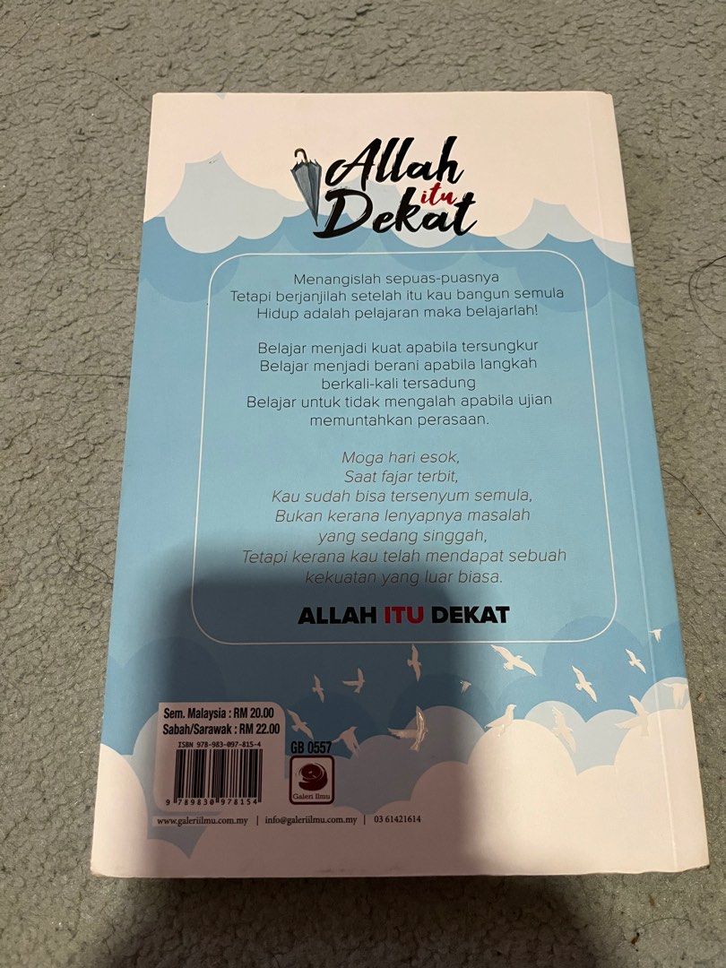 ALLAH ITU DEKAT BY GALERI ILMU, Hobbies & Toys, Books & Magazines ...