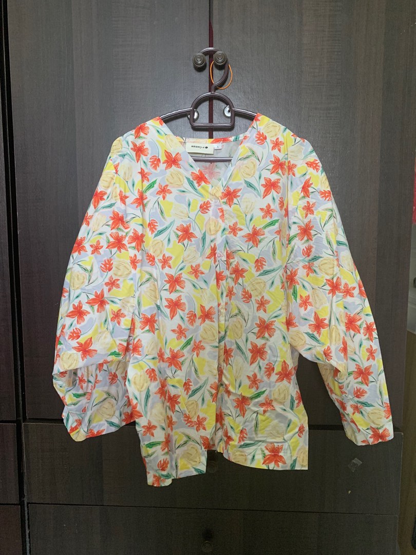 Anany everyday kurung (top), Women's Fashion, Tops, Blouses on Carousell