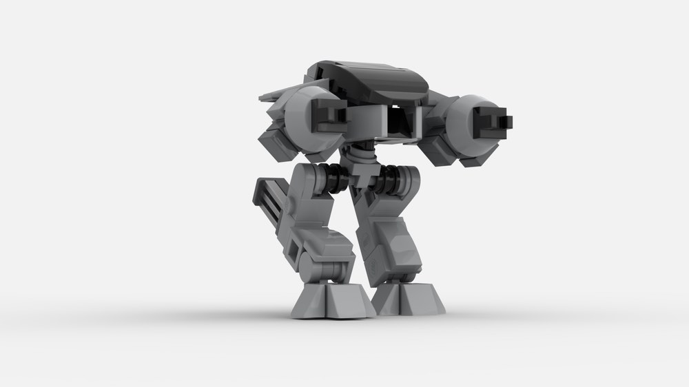 Authentic Lego RoboCop robot Minifig Minifigure Size ED-209 MOC Custom ...