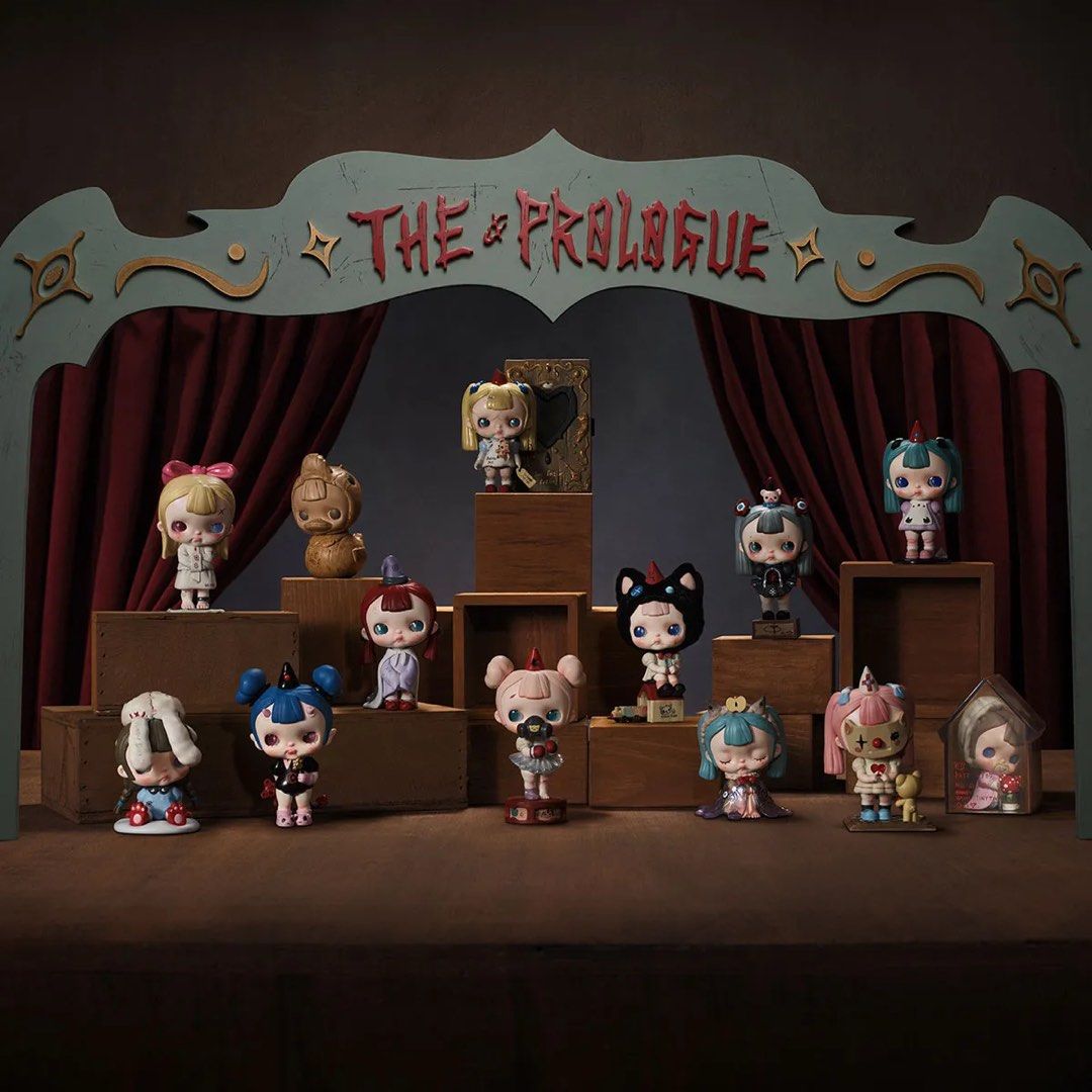 BNIF PopMart TinyTiny Prologue Series Figures — Balance / Riddle / Fight Back / Puppet / Born ...