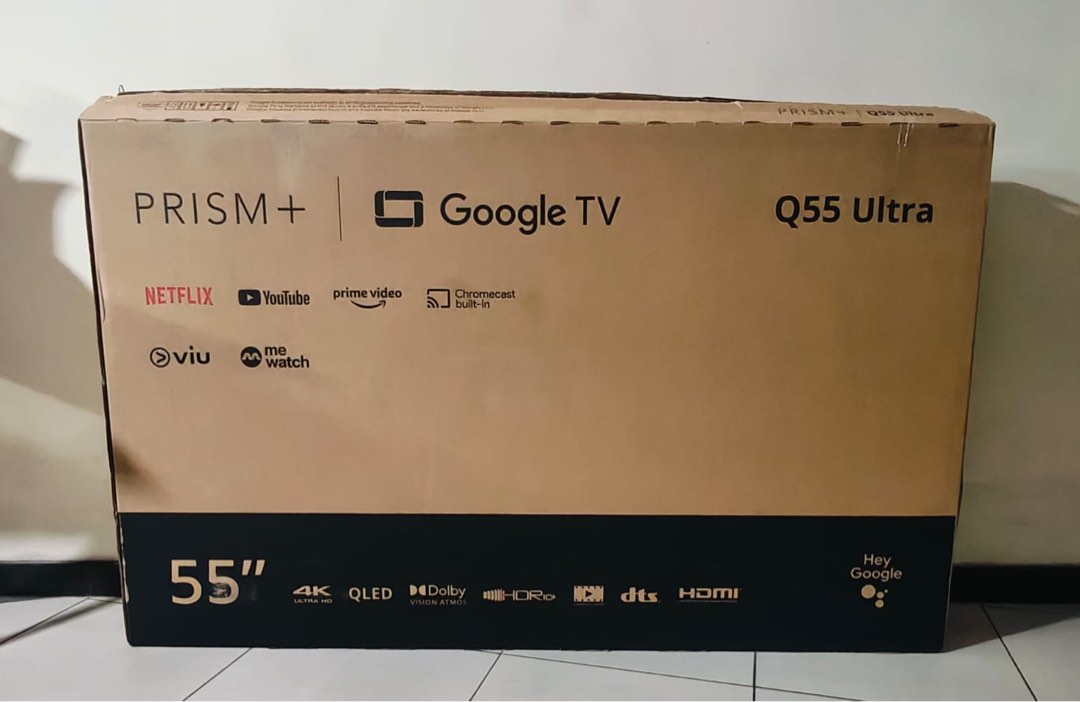 Brand new Prism+ Q55 Ultra 55in TV, TV & Home Appliances, TV ...