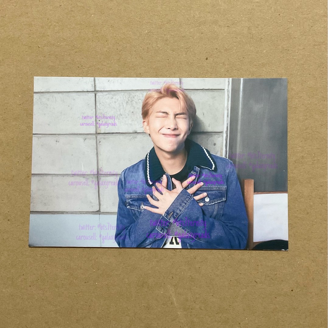 BTS DNA Namjoon Broadcast Photo (Heart Attack version), Hobbies & Toys ...