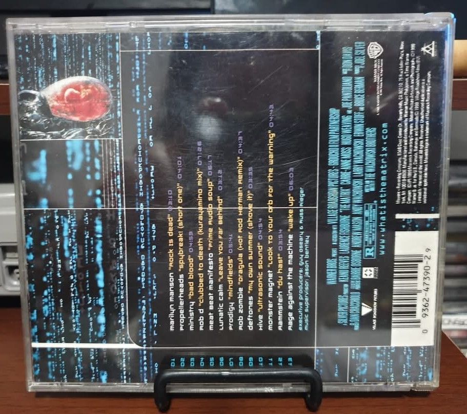 CD THE MATRIX OST original soundtrack deftones rage against the machine ...