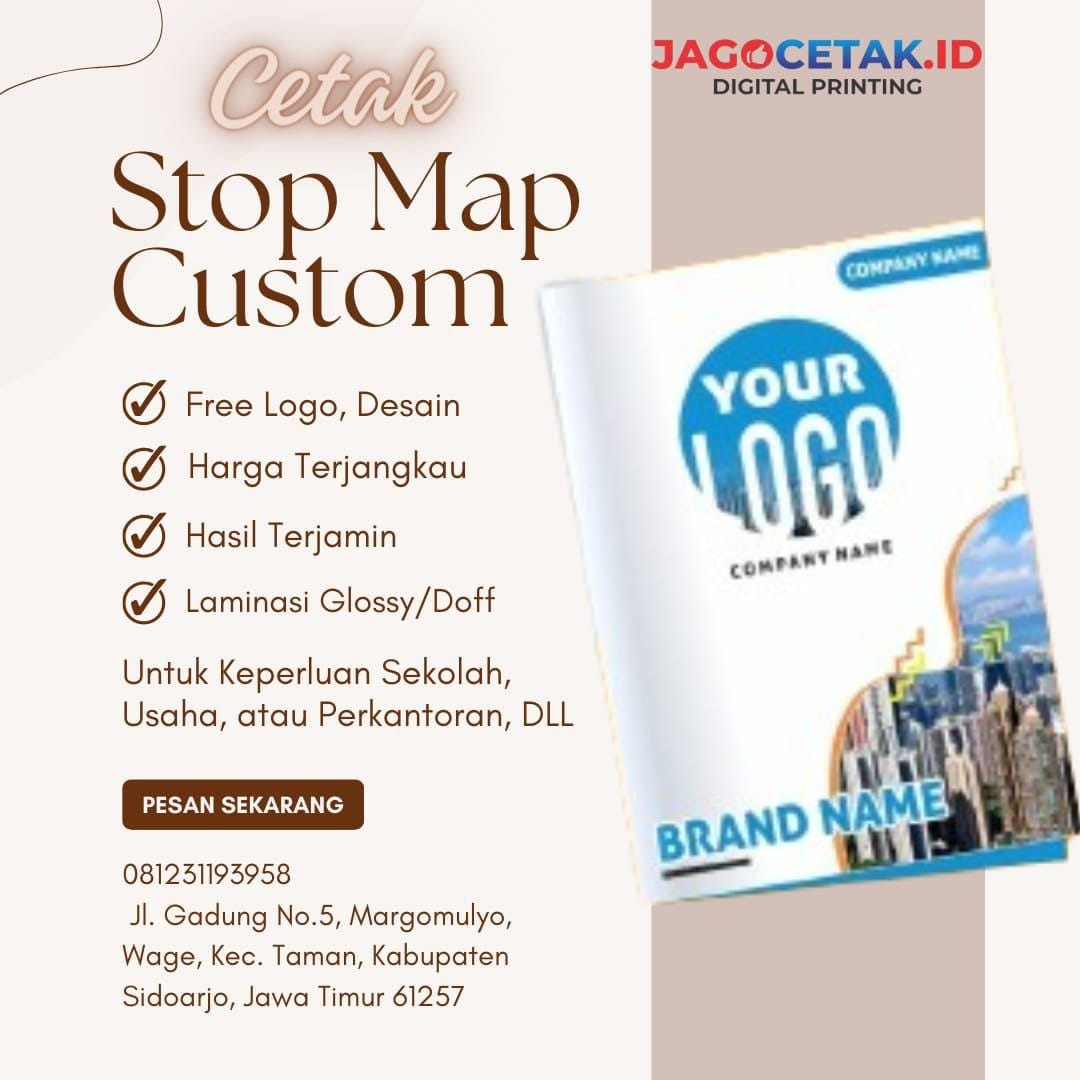 Cetak Map Folder Custom, Jasa, Lainnya di Carousell