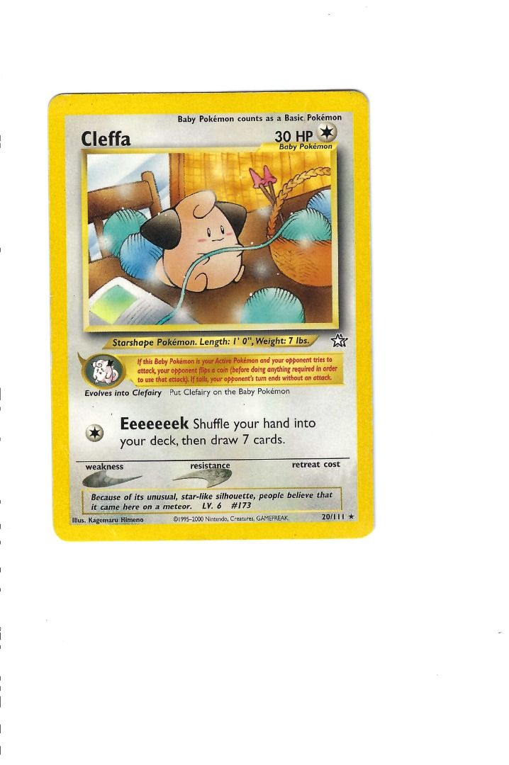 *Cheap Pokemon Card For Sale - Cleffa - 20/111 - Rare Unlimited ...
