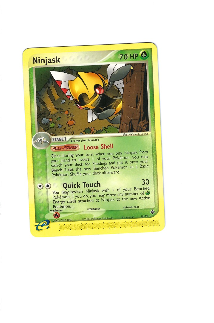 *Cheap Pokemon Card For Sale - Ninjask - 18/97 - Rare*, Hobbies & Toys ...