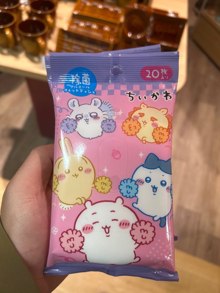 Chiikawa Wet Tissue, Furniture & Home Living, Cleaning & Homecare ...