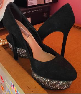 C&K Black Heels, Women's Fashion, Footwear, Heels on Carousell
