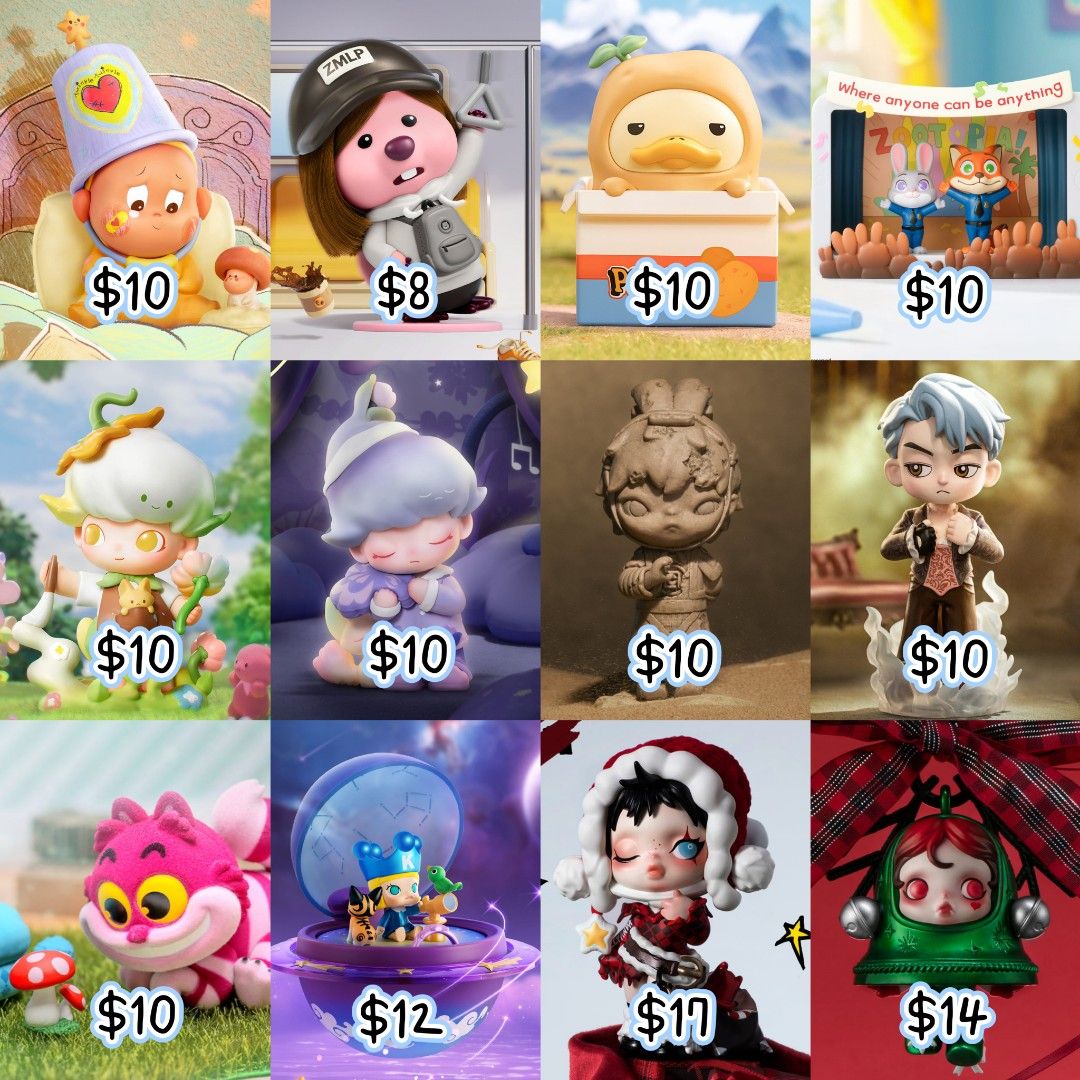 (CLEARANCE) Popmart Dimoo Weaving Wonders, Skullpanda Christmas Jingle ...