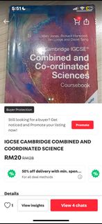Combined & Coordinated Science IGCSE Textbook, Hobbies & Toys, Books ...