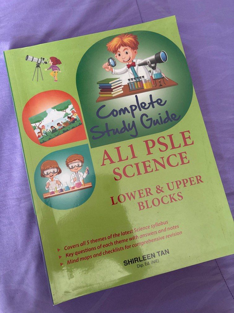 Complete Study Guide AL1 PSLE science Lower & Upper Blocks, Hobbies ...