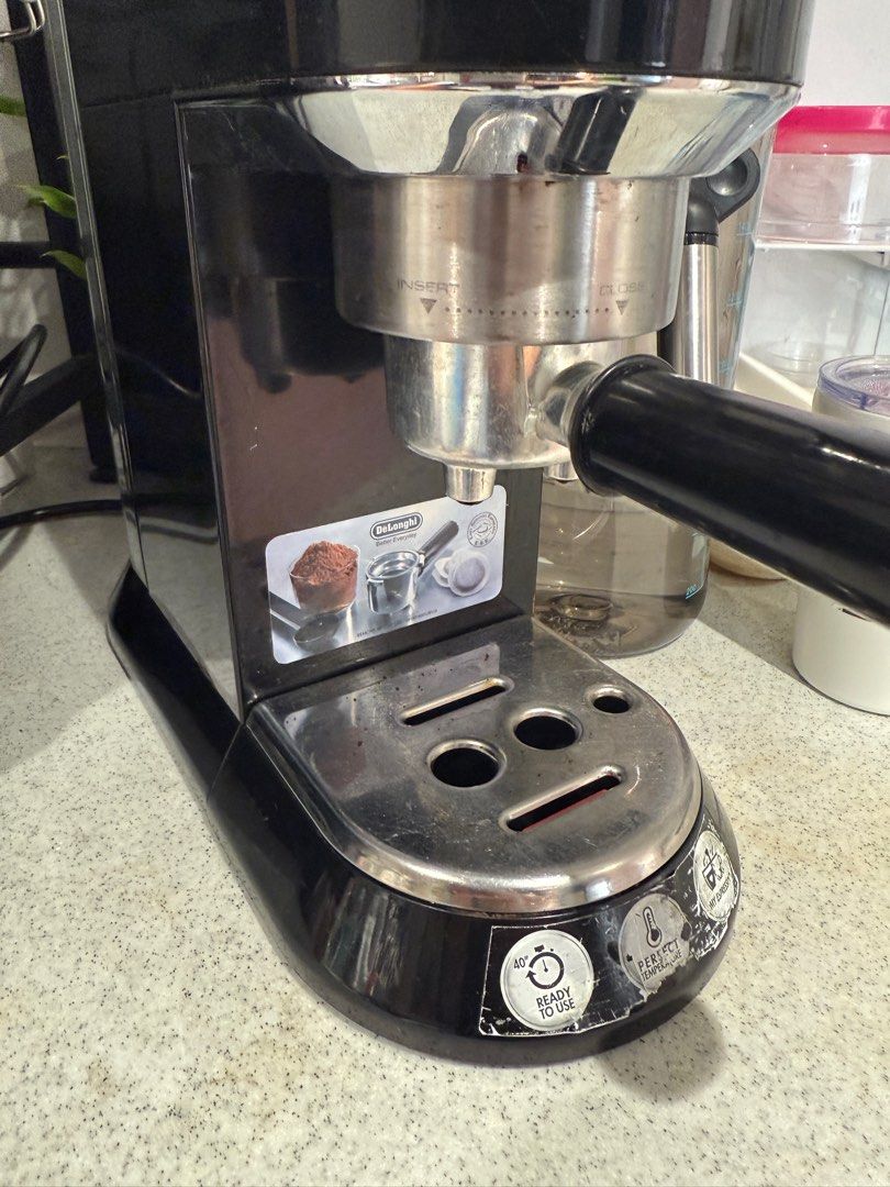 ec680 bk delonghi coffee machine 半自動咖啡機 連所有配件 * with all accessories ...