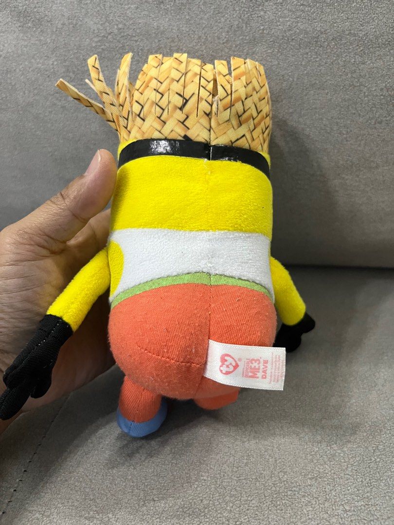 DESPICABLE ME 3 DAVE MINION TY BEANIE BABIES HAWAIIAN THEME PLUSH ...