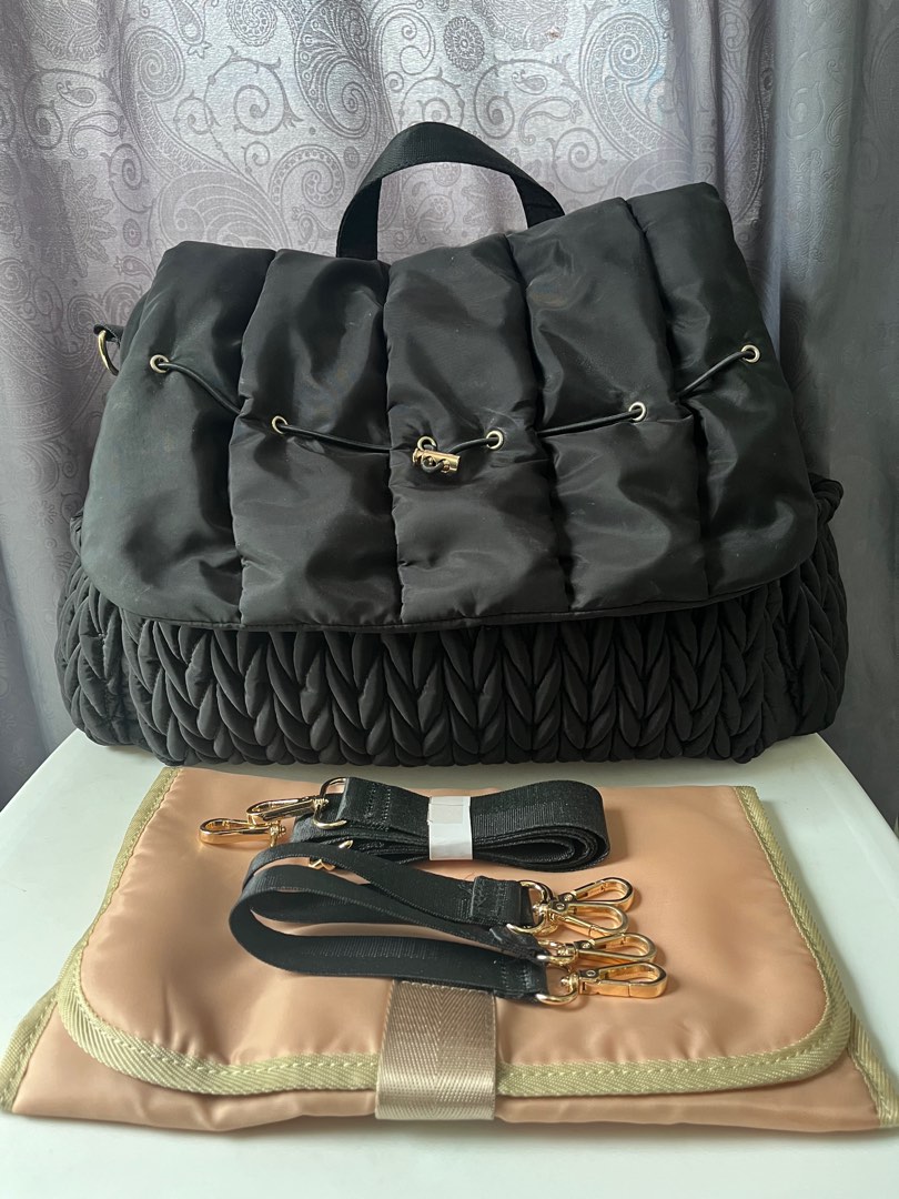 Diaperbag by Harv Studio Warna Black Gold, Bayi & Anak, Lainnya di Carousell