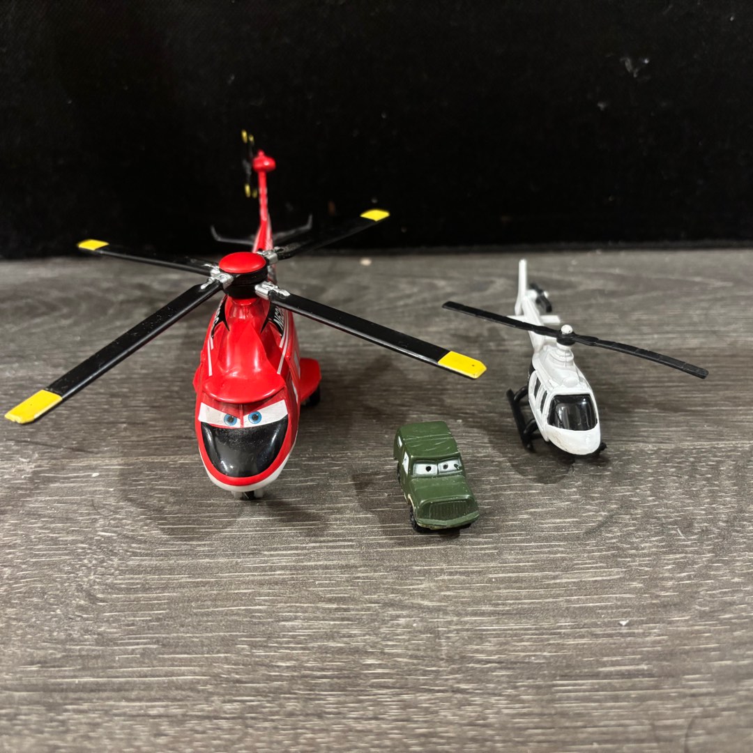 Disney Pixar Cars Planes Die Cast Toy Helicopter Lot - Blade Ranger ...